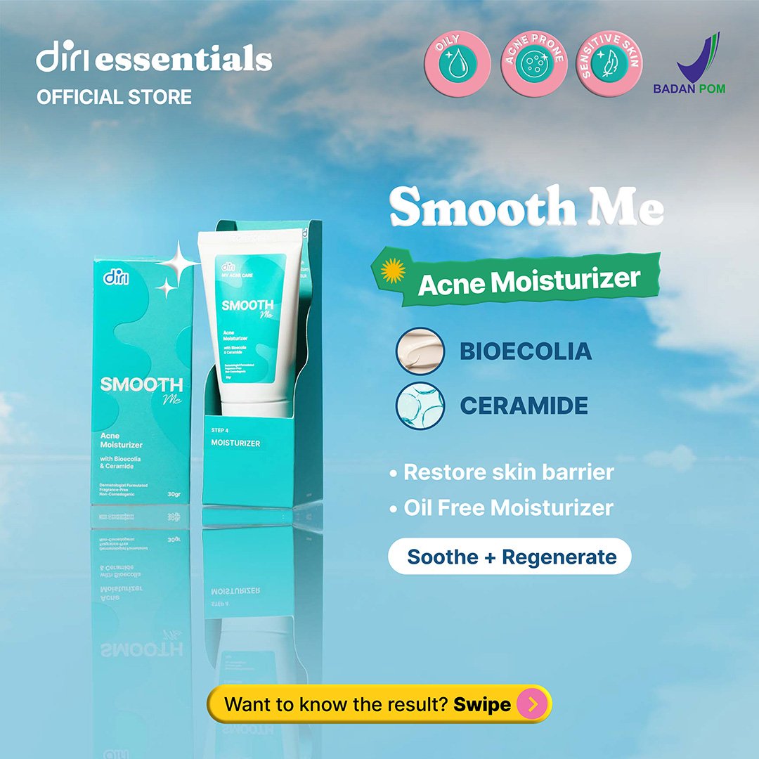 Diri Essentials SmoothME Acne Moisturizer With Bioecolia And Ceramide ...