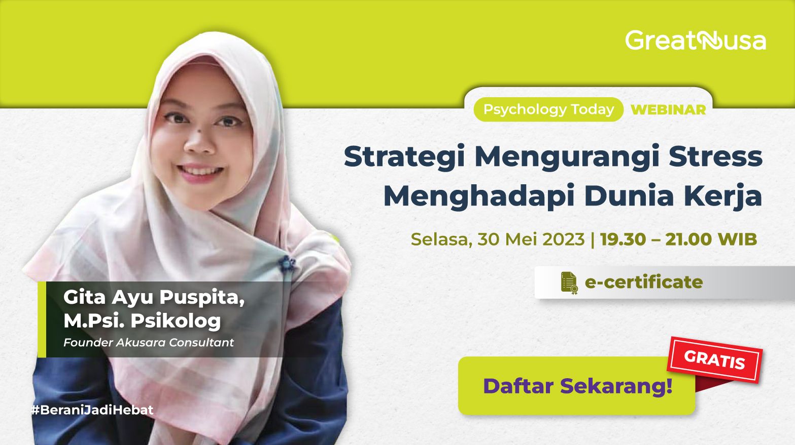 Strategi Mengurangi Stress Menghadapi Dunia Kerja - GreatNusa