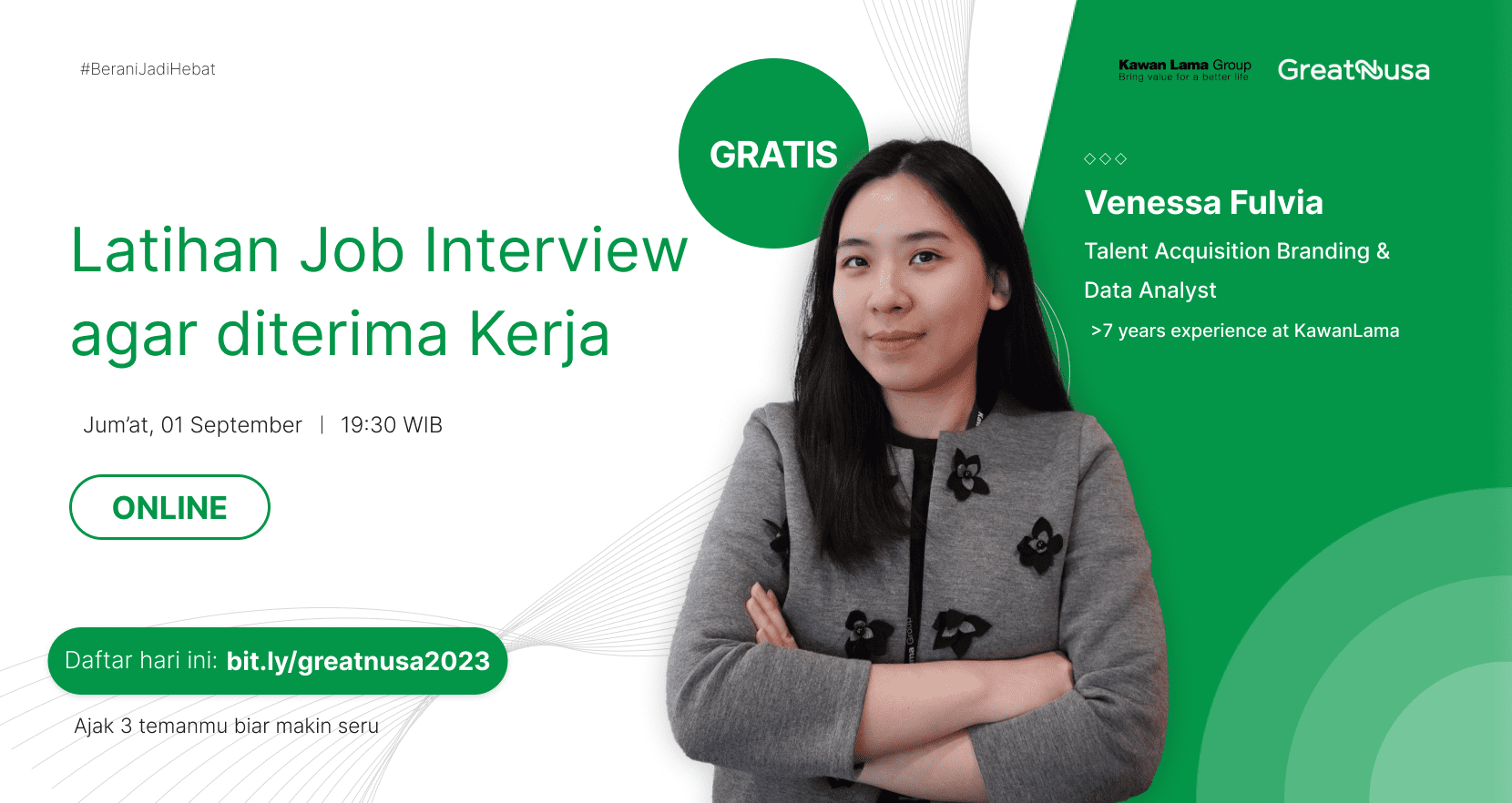 Latihan Job Interview agar Diterima Kerja - GreatNusa