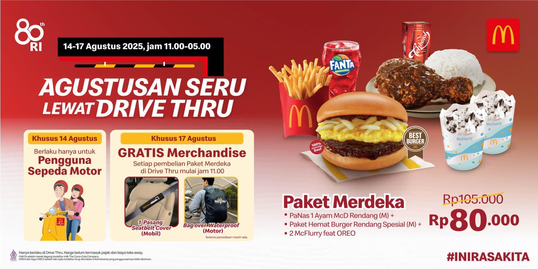 McDonald's Indonesia | Agustusan Seru Lewat Drive Thru Mekdi