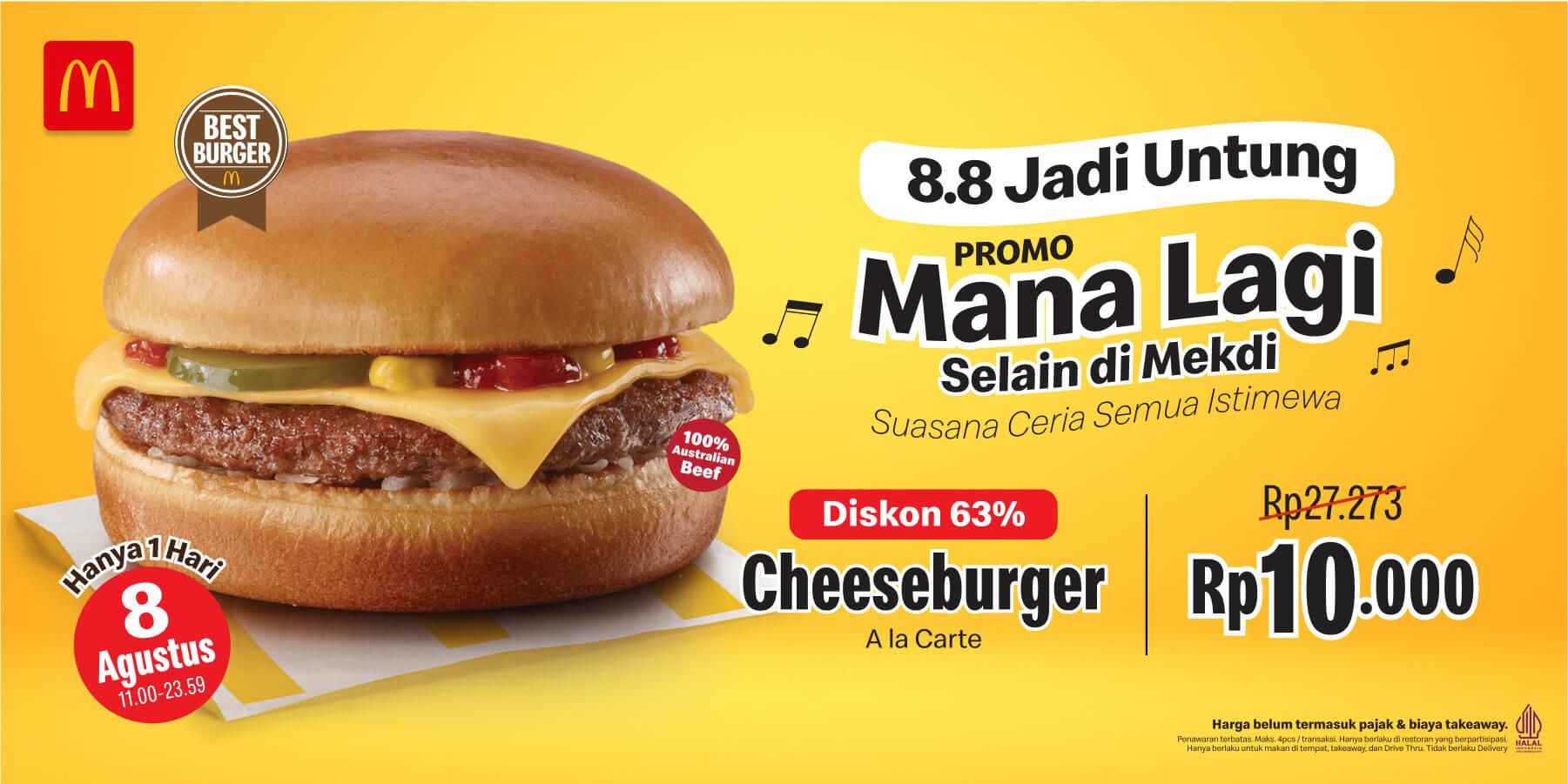 McDonald's Indonesia | Promo Mana Lagi Cheeseburger