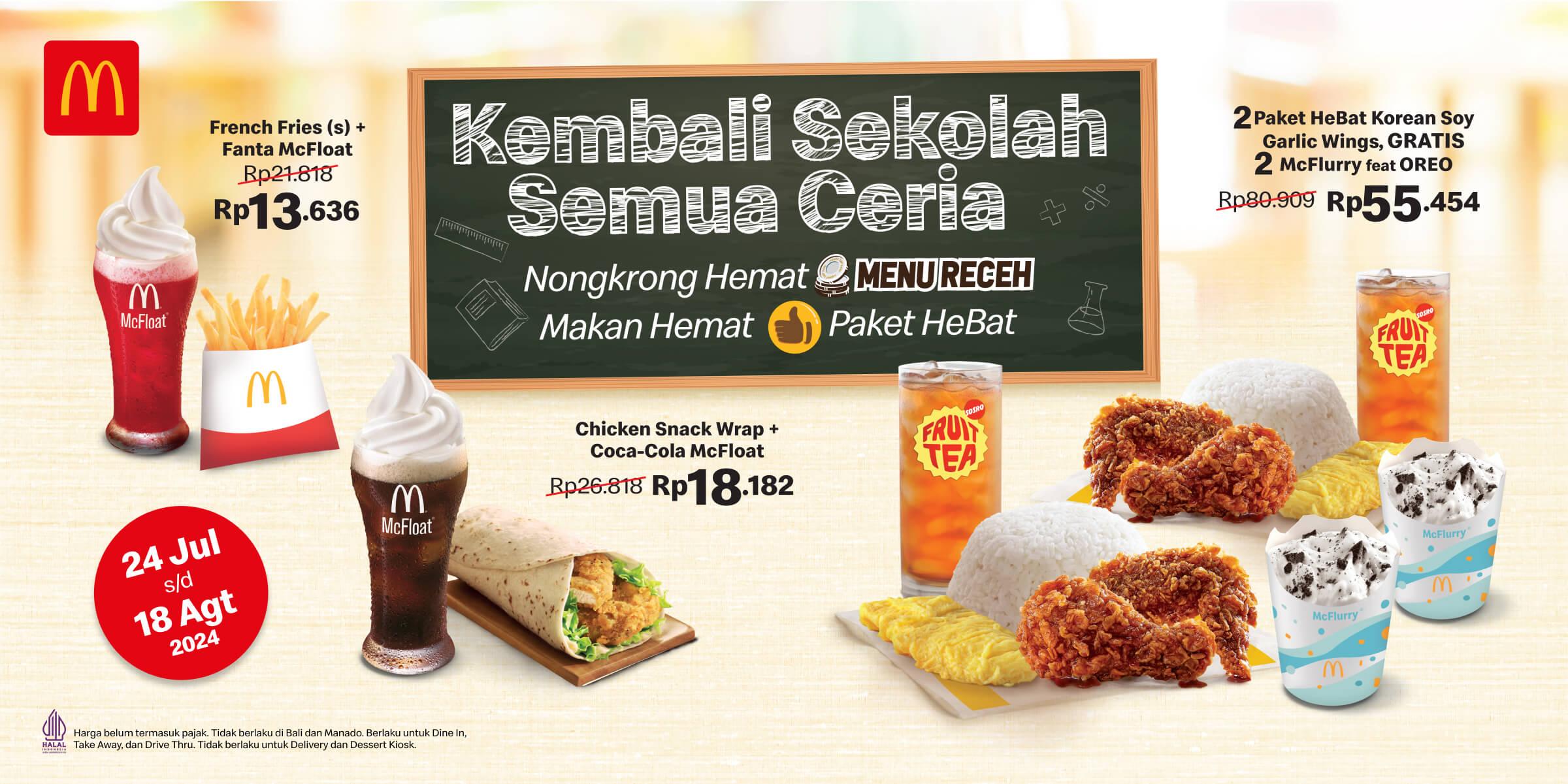 McDonald's Indonesia | Promo Kembali Ke Sekolah
