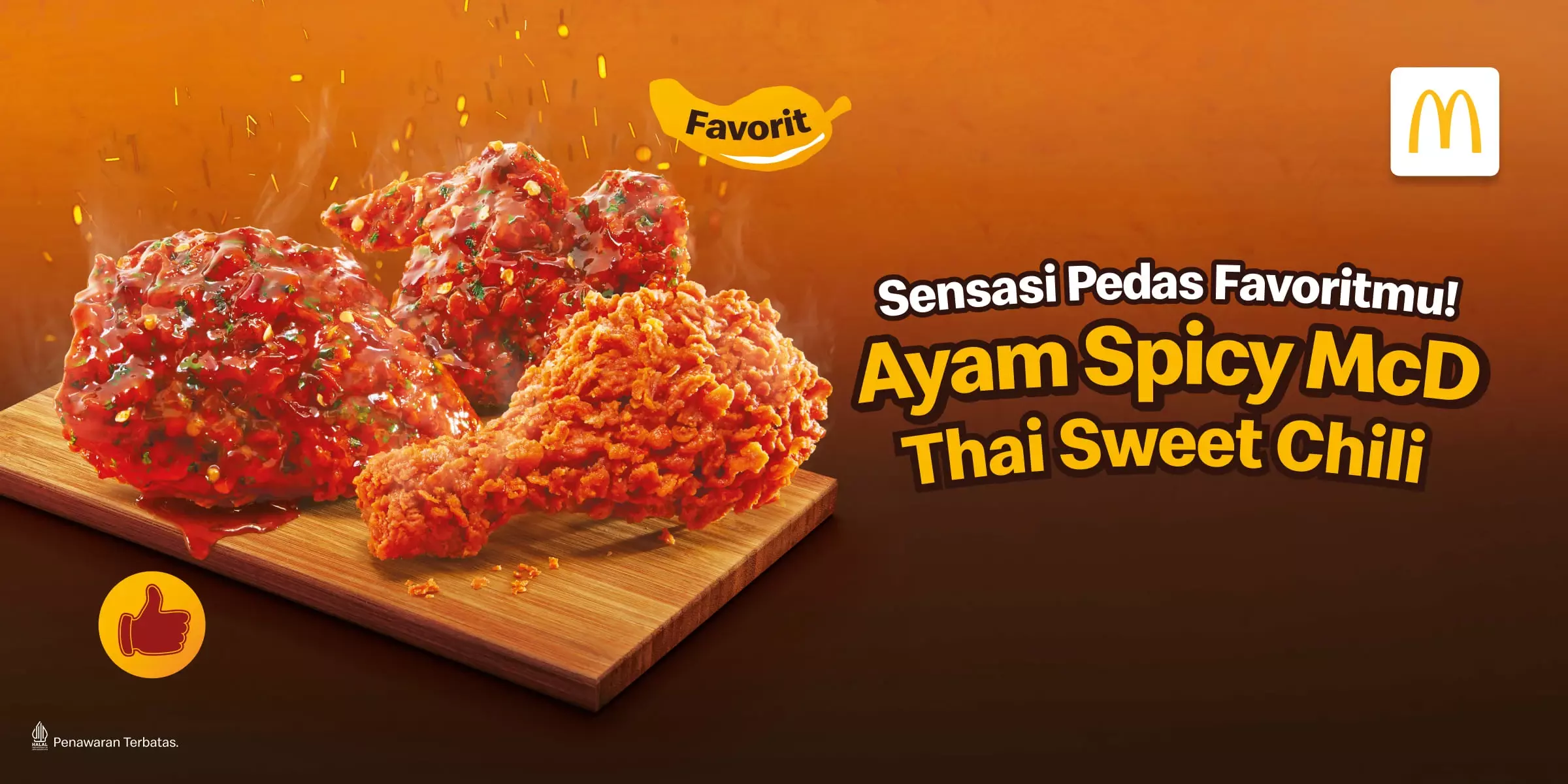 McDonald's Indonesia | Ayam Spicy McD Thai Sweet Chili