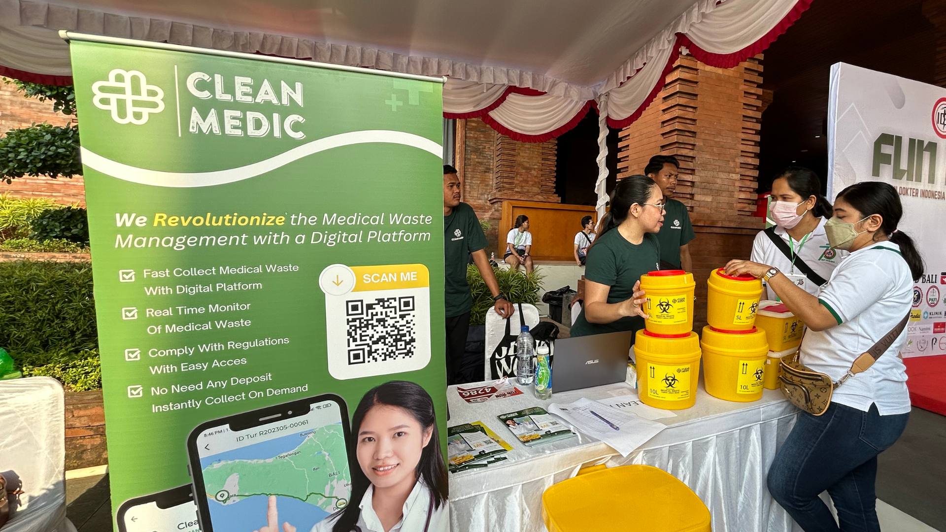 Clean Medic's Support at IDI's 73rd Anniversary Bali